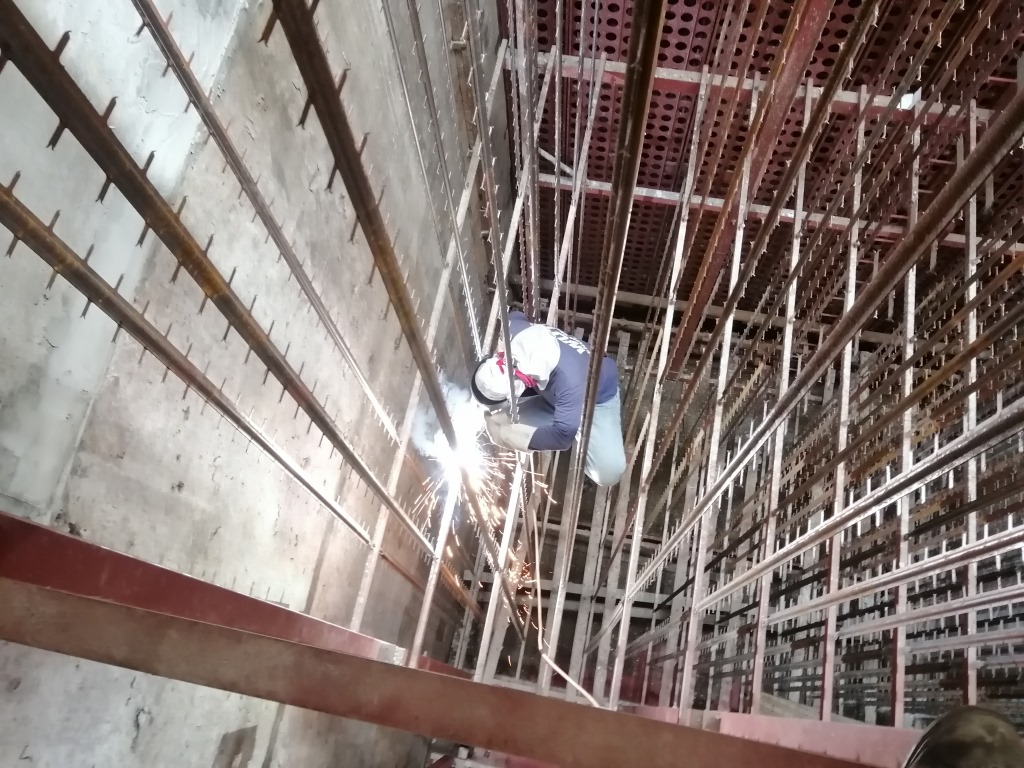 ESP Retrofit (Concrete Rooftop) at Recovery Boiler - Tai & Chyun